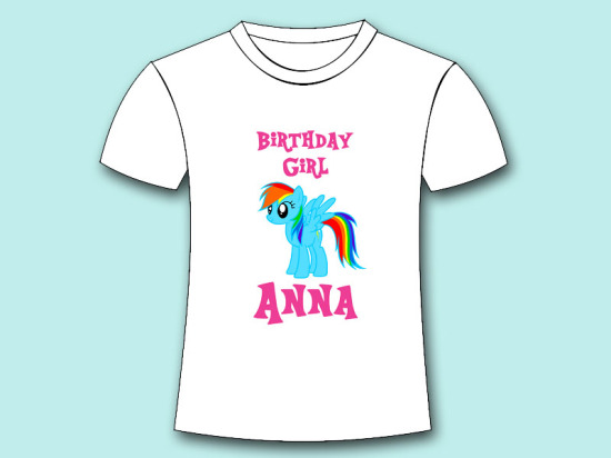 B12 my little pony iRON ON TRANSFER IMAGE PRINTABLE - Birthday Party ...