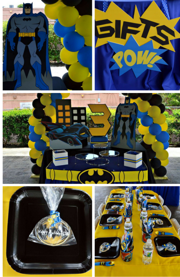 Batman Party Inspirations - Birthday Party Ideas for Kids