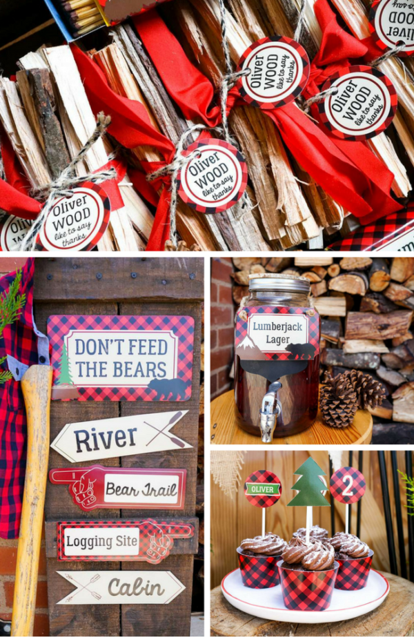 Lumberjack Party Inspirations - Birthday Party Ideas for Kids