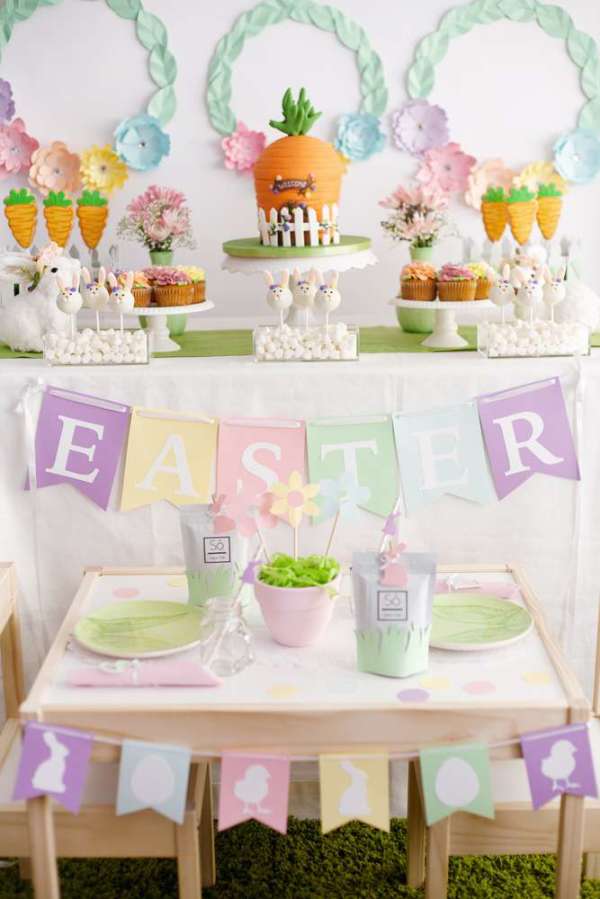 Springtime Bunny Party - Birthday Party Ideas for Kids