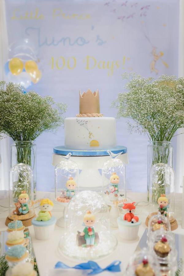 100 days Celebration for the Little Prince - Birthday Party Ideas for Kids