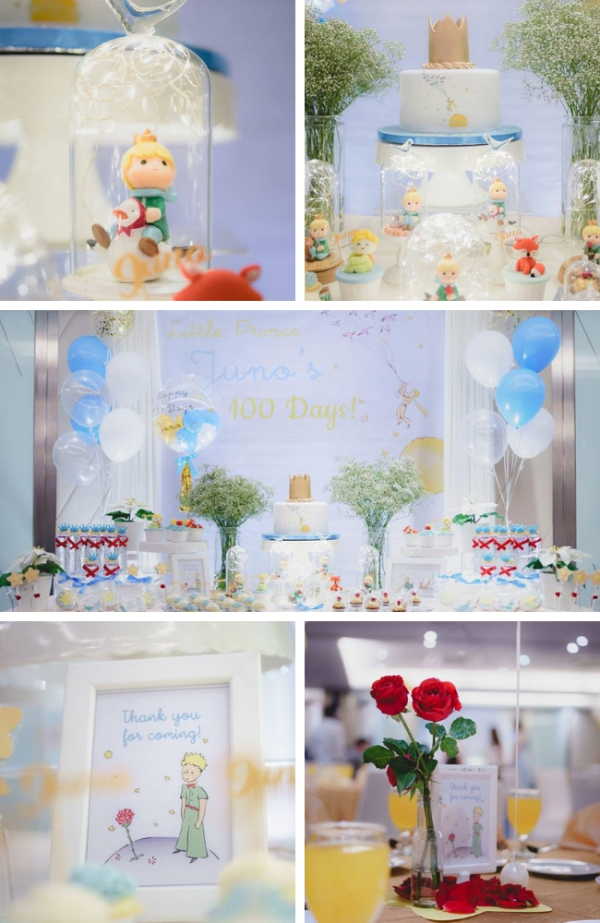 100 days Celebration for the Little Prince - Birthday Party Ideas for Kids