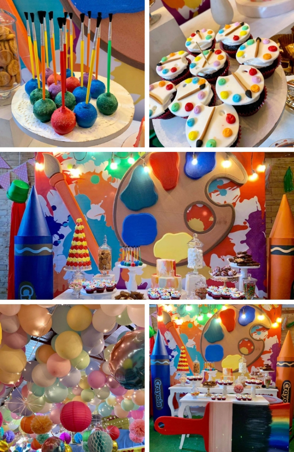Vibrant Art and Crafts Party - Birthday Party